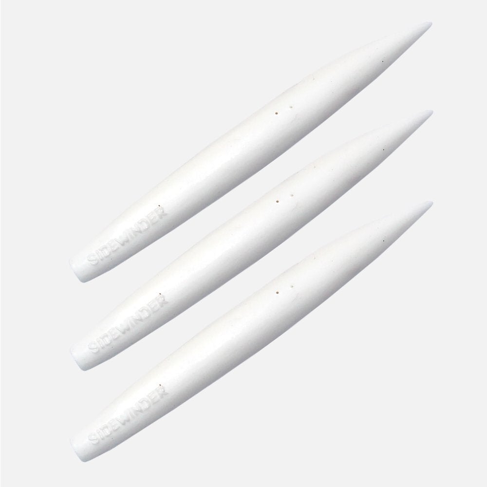 Sidewinder Bass Sticks - Bone White 4" 12g 6 per pack | Lizard Tackle ...