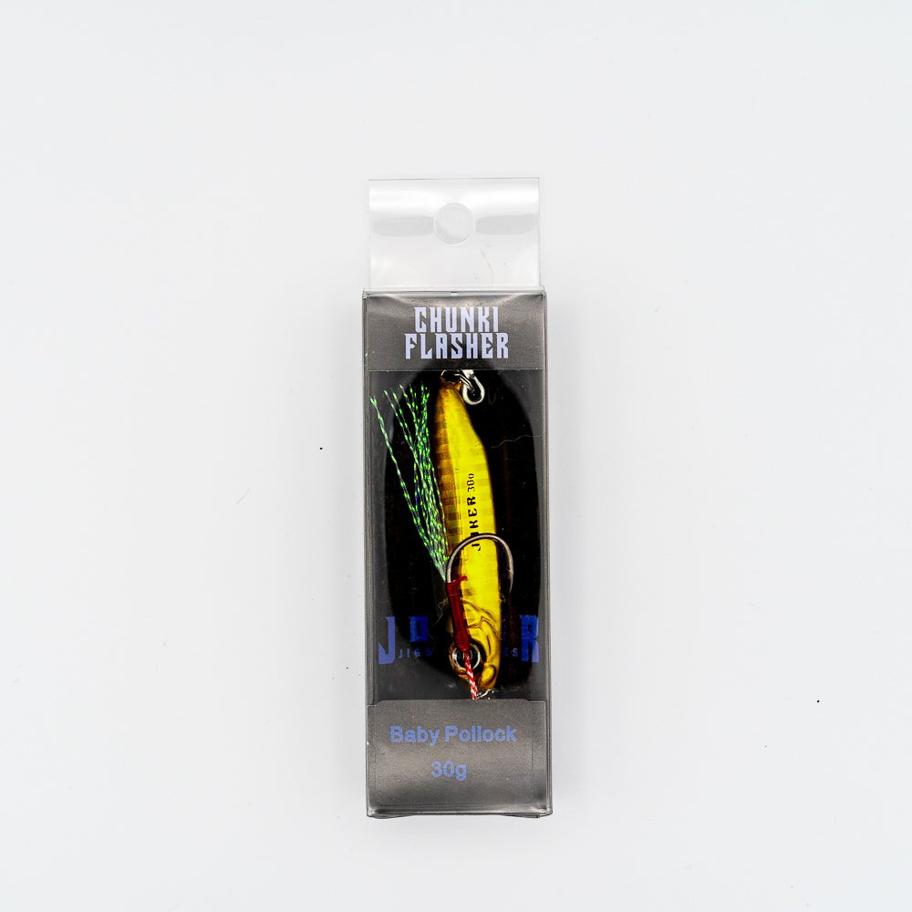 Joker Chunki Flasher 30g casting jig Baby Pollock | Lizard Tackle ...