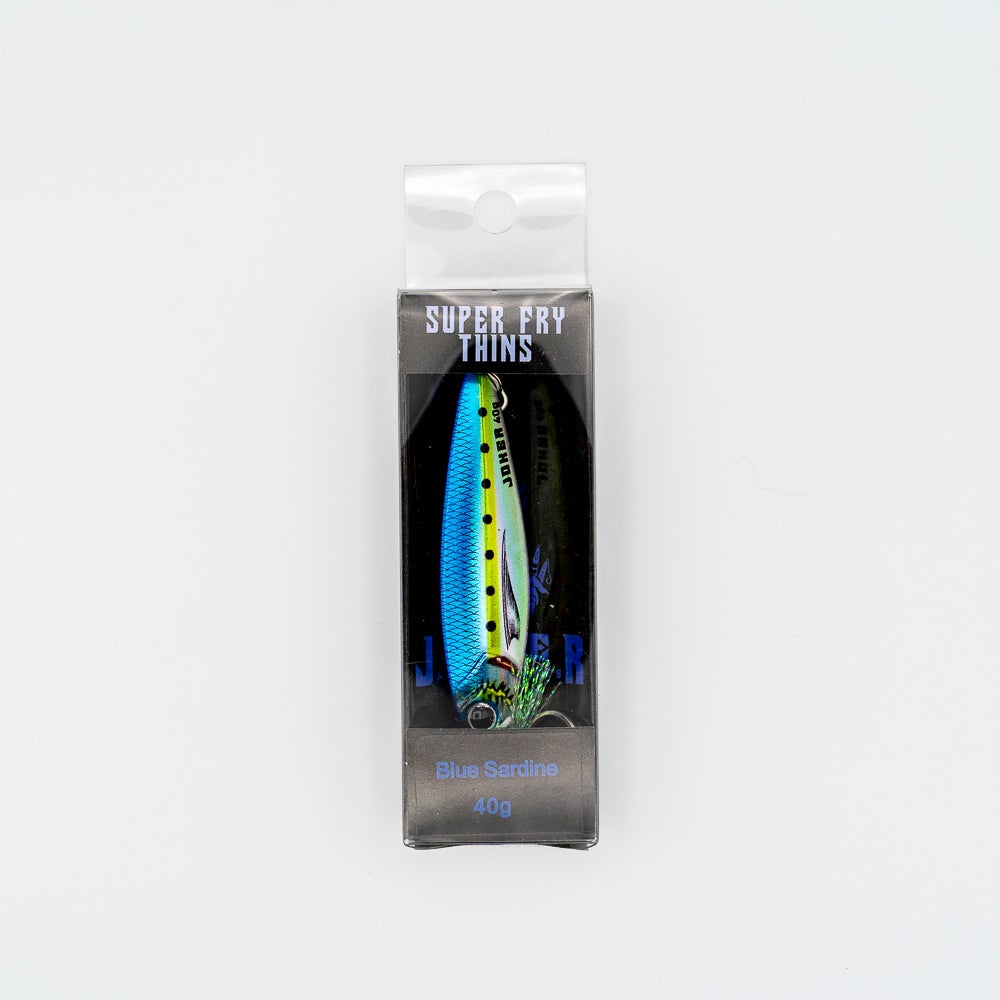 Joker Super Fry Thins 40g casting jig Blue Sardine | Lizard Tackle ...